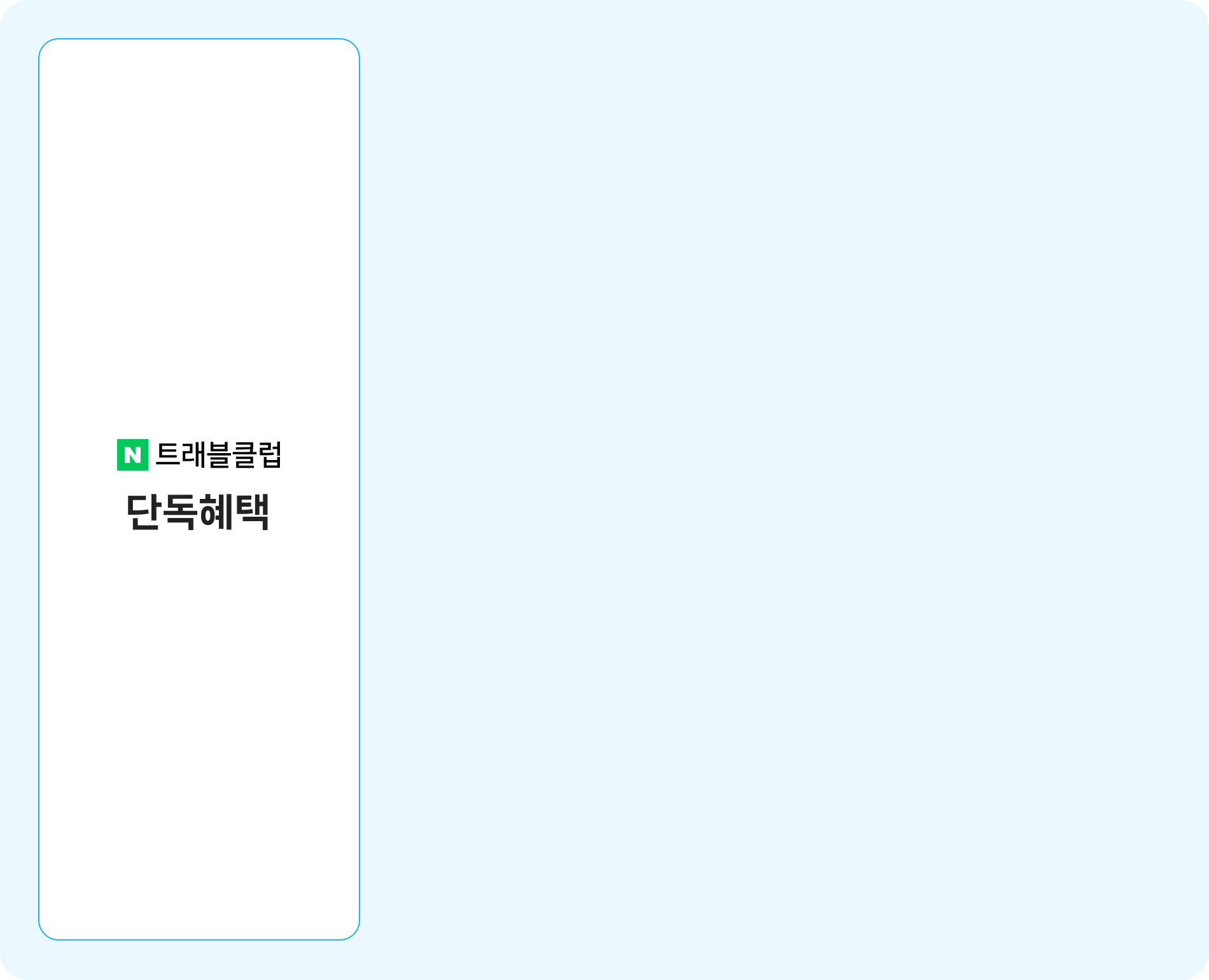 네이버 패키지여행 N트래블클럽 단독혜택
